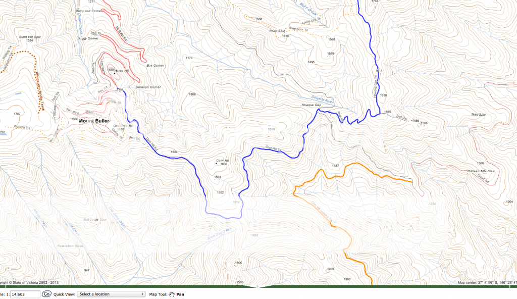Buller to stirling via Corn hill, Howqua gap trail | Ski Forum